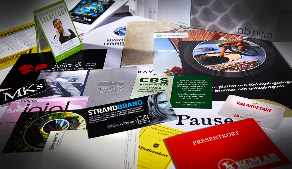 Trycksaker - Snabba tryck i små serier - Unigraphics